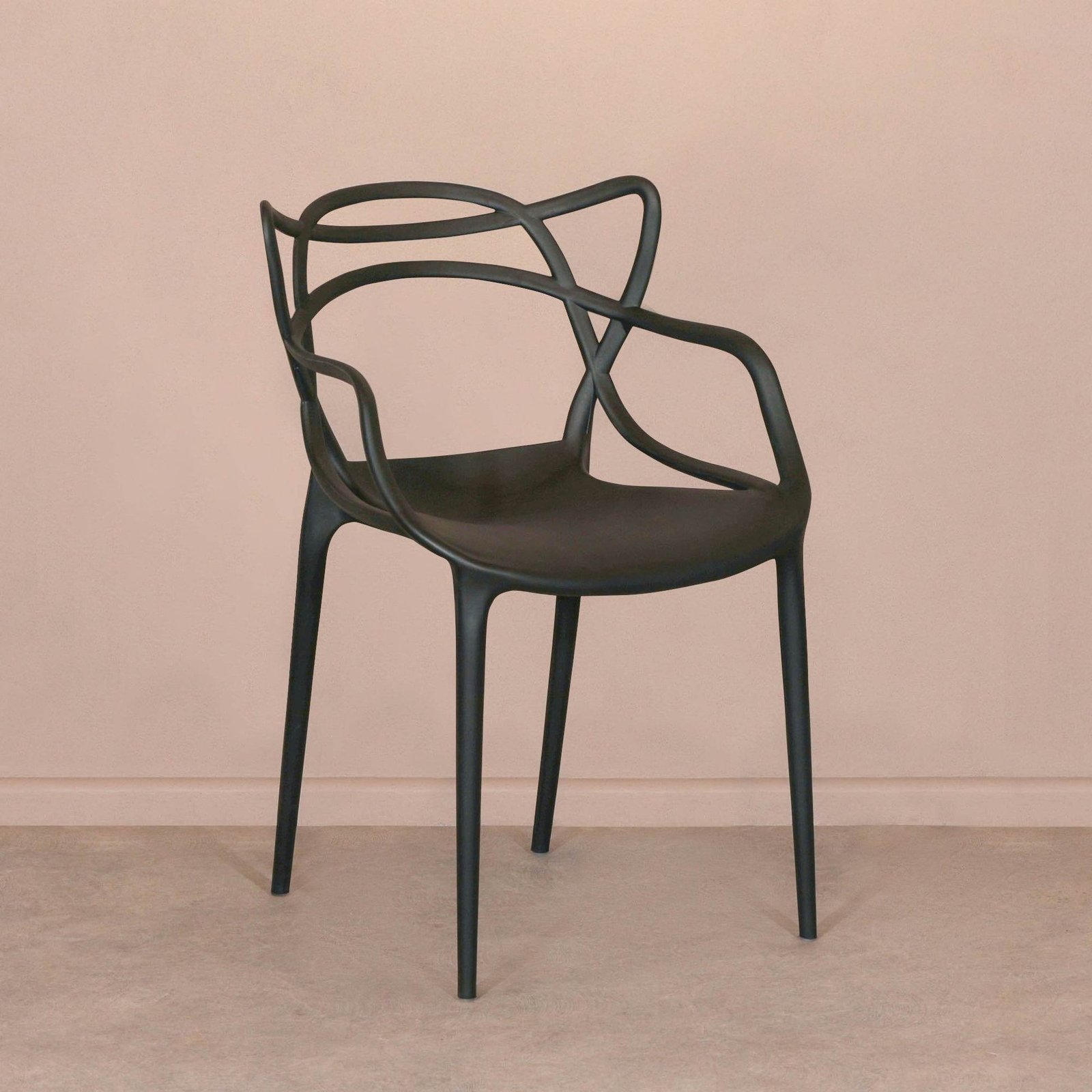 Modern Dining Room Ideas with Black Masters Chairs